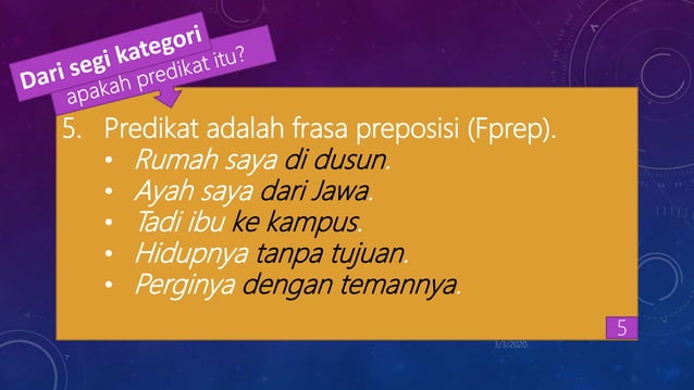 Apakah predikat itu? | PPT