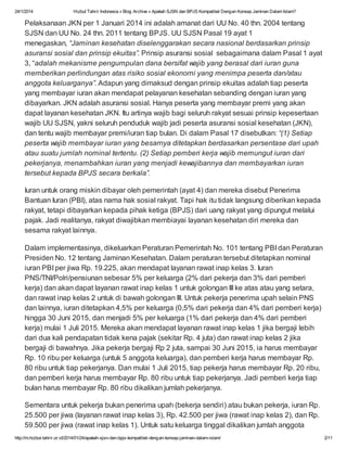Apakah sjsn dan bpjs kompatibel dengan konsep jaminan dalam islam | PDF