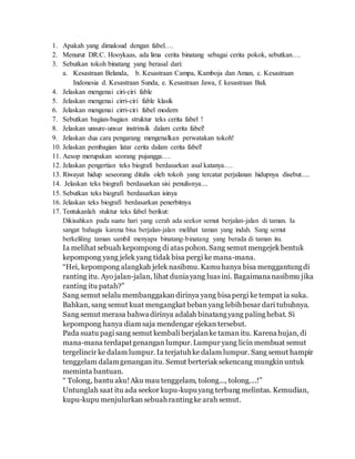 Apakah yang dimaksud dengan fabel (autosaved) | PDF