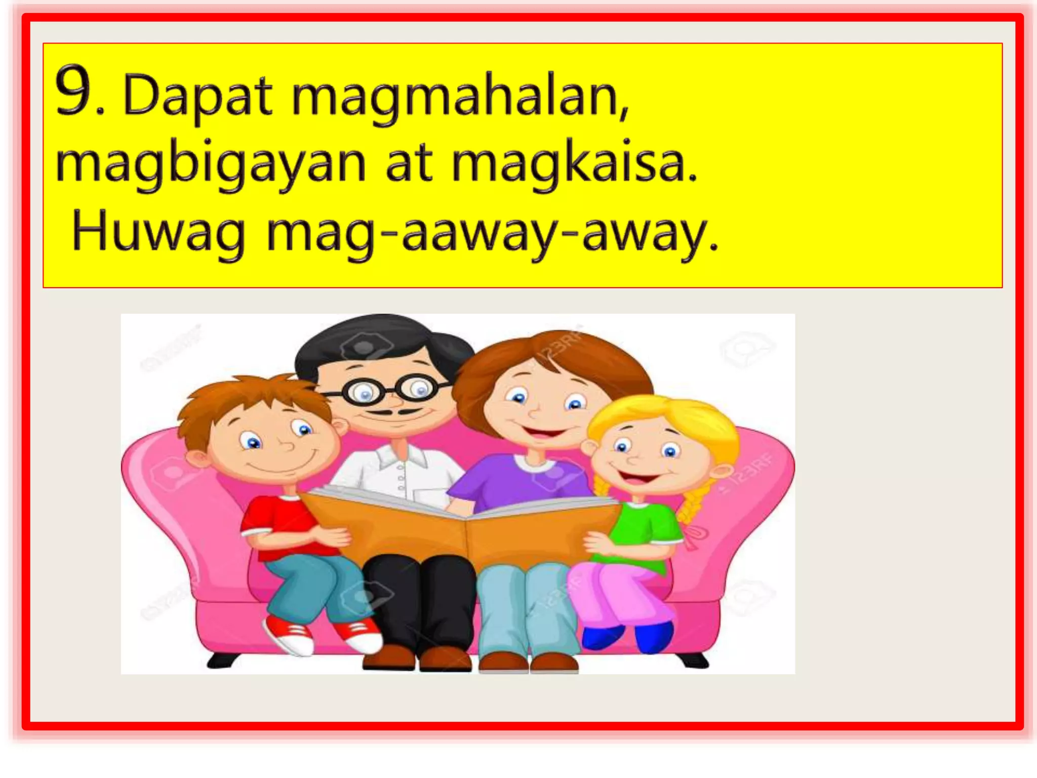 Alituntunin Sa Bahay Ppt