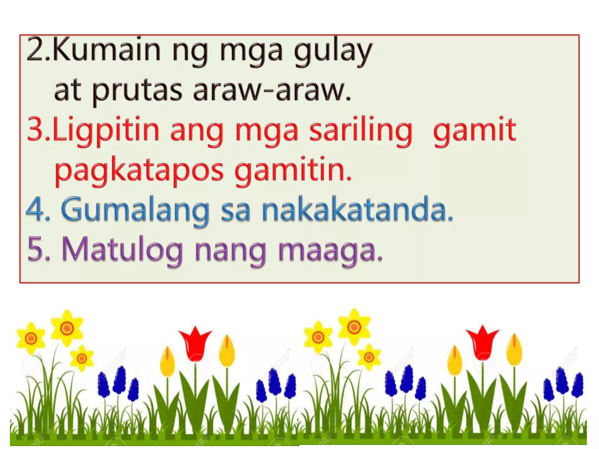 Alituntunin Sa Bahay | PPTX