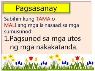 Alituntunin Sa Bahay | PPTX