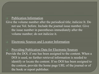 Apa manual chapter 6 | PPTX