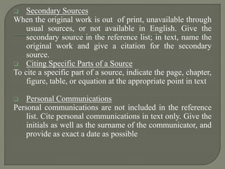 Apa manual chapter 6 | PPTX