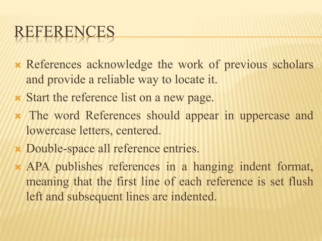 APA manual PPT 2 | PPT