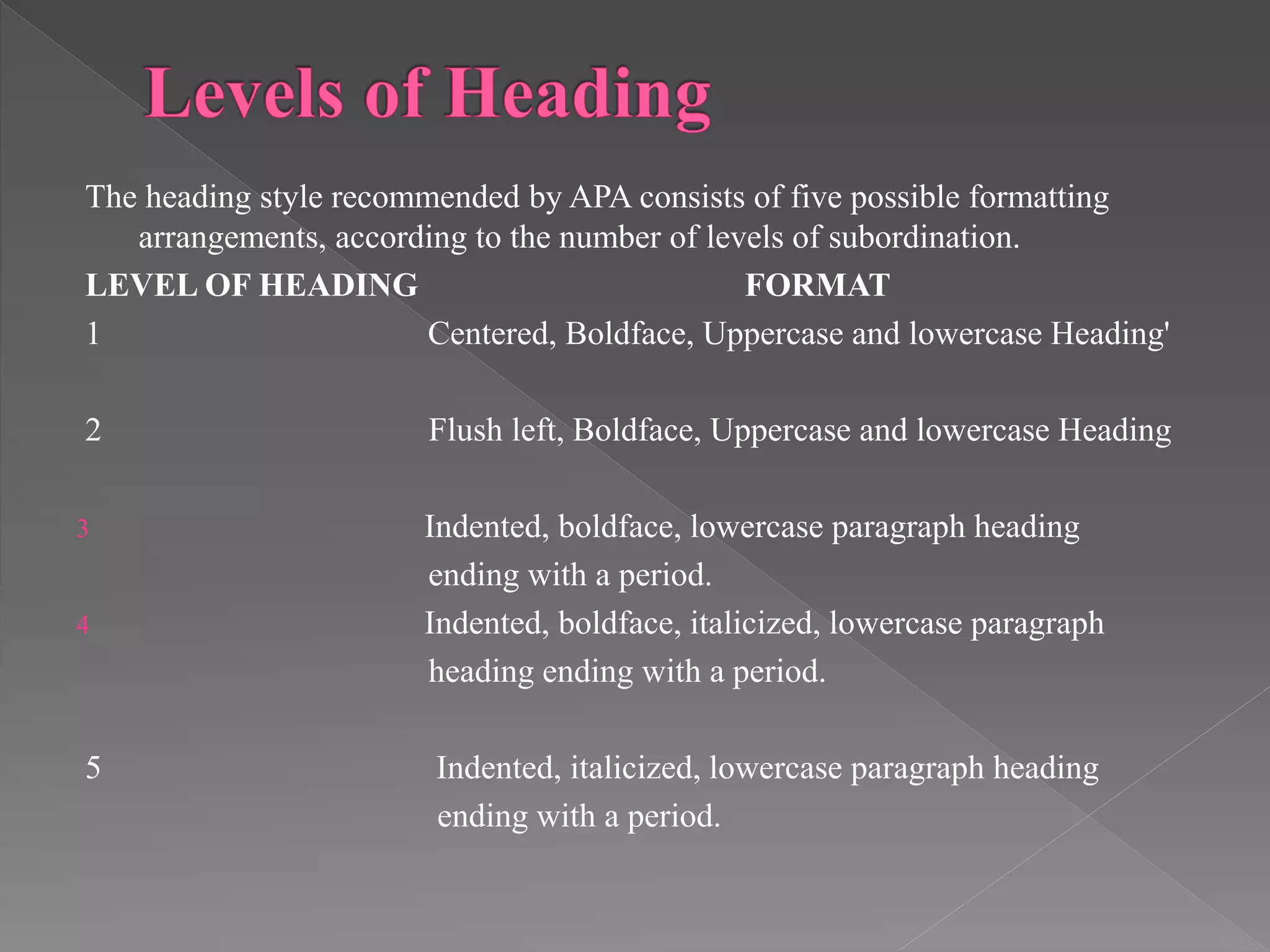 APA manual PPT CHAPTER- 3 | PPTX