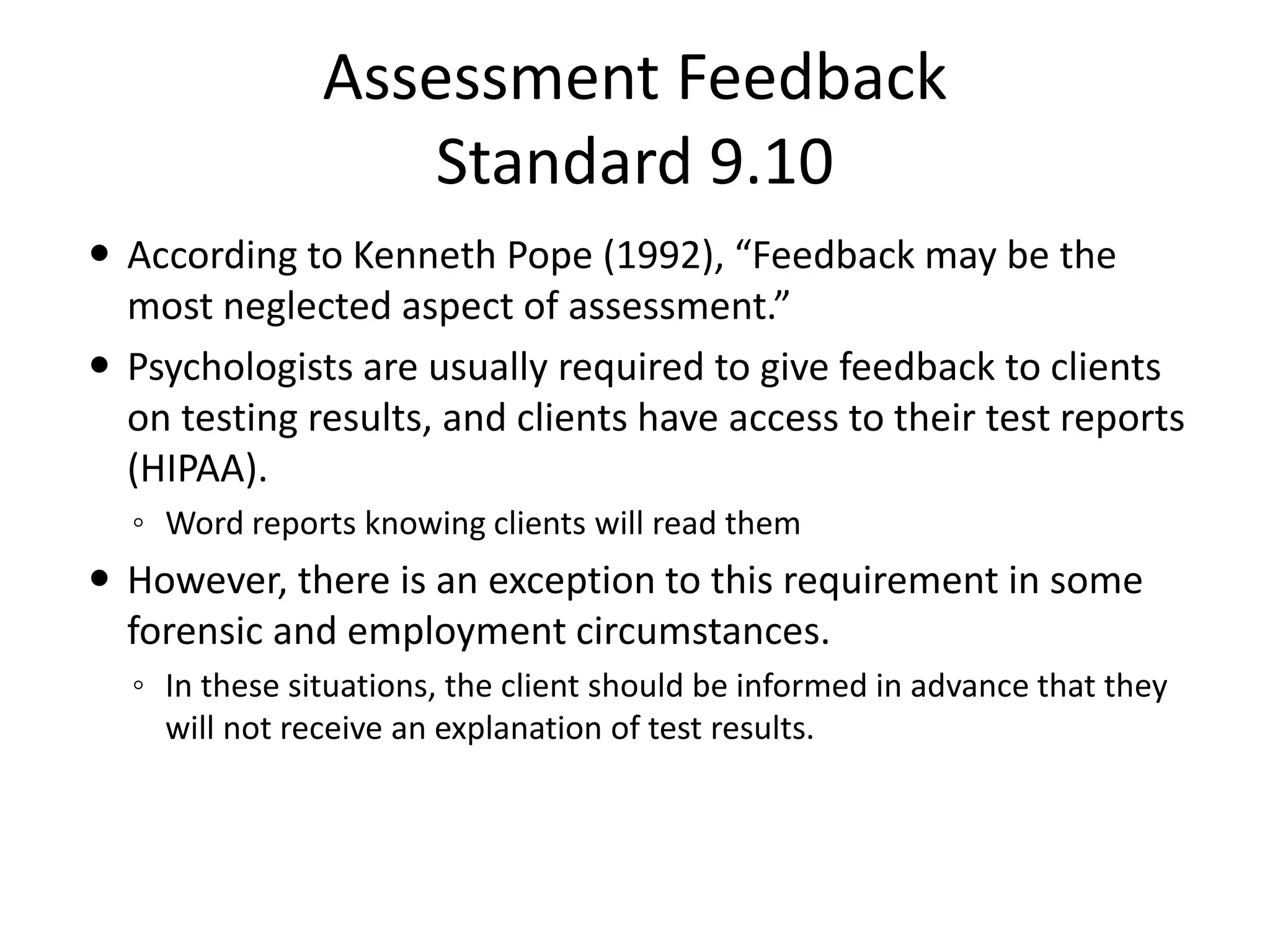 Ethical Issues in Assessment | PPTX