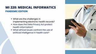 Medical Informatics in the Organ Systems Integrated Curriculum | PPT