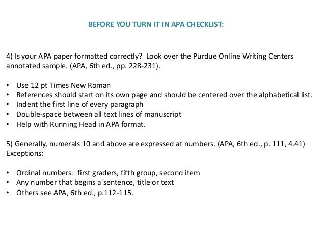 APA Monday : 10 Weeks of APA Tips