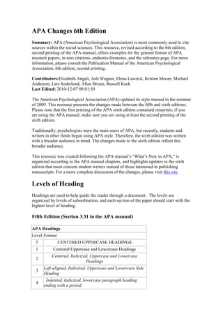 Apa mudancas 6a_edicao | PDF