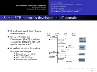 Internet of Things based approach to Agriculture Monitoring | PPT
