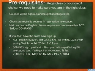 AP and Dual Enrollment Presentation | PPTX