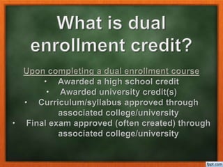 AP and Dual Enrollment Presentation | PPTX