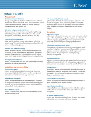 Apani EpiForce Security Software Brochure | PDF