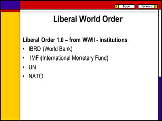 BRICS vs Liberal World? | PPTX