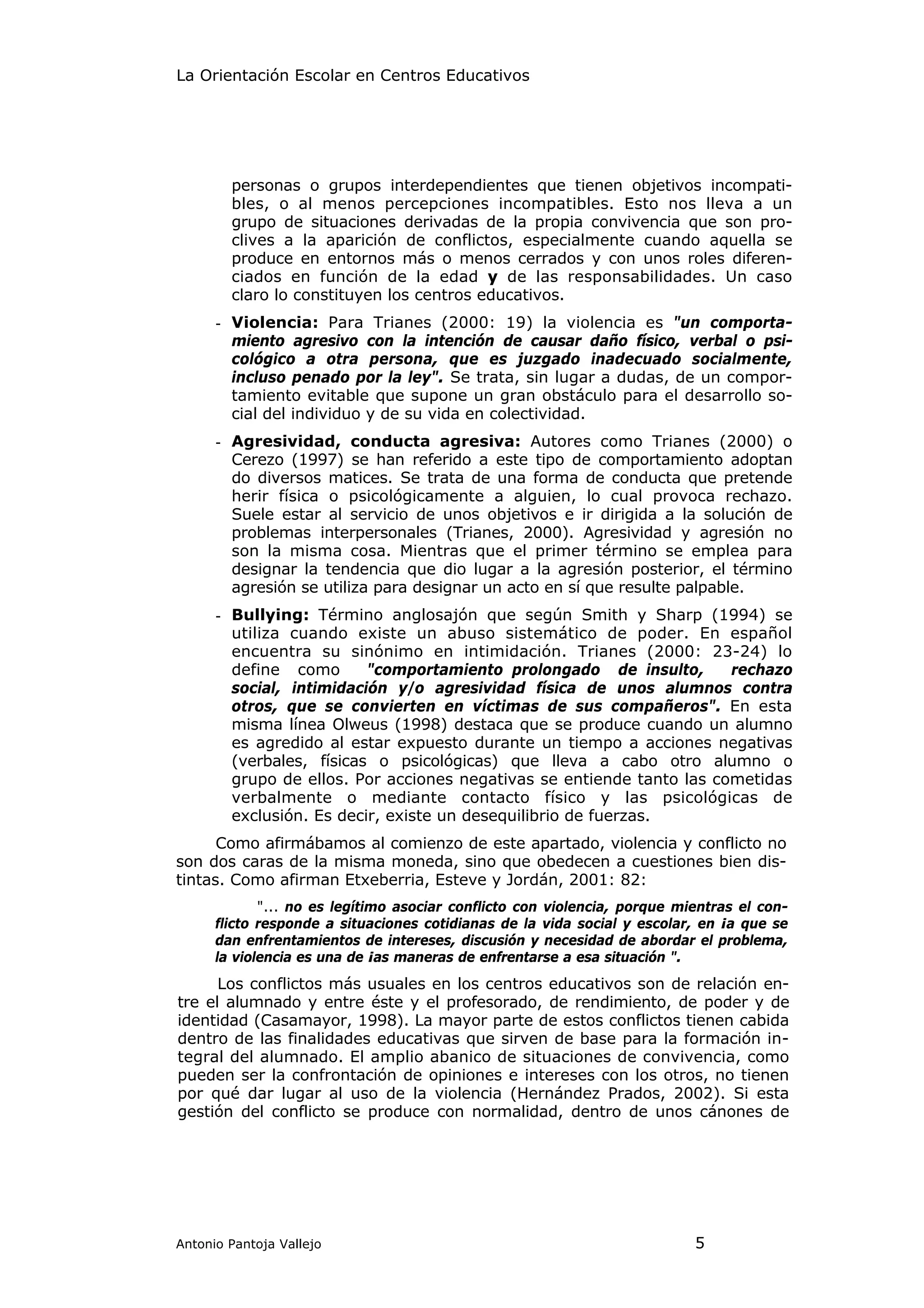 GESTIÓN DE CONFLICTOS EN EL AULA | PDF