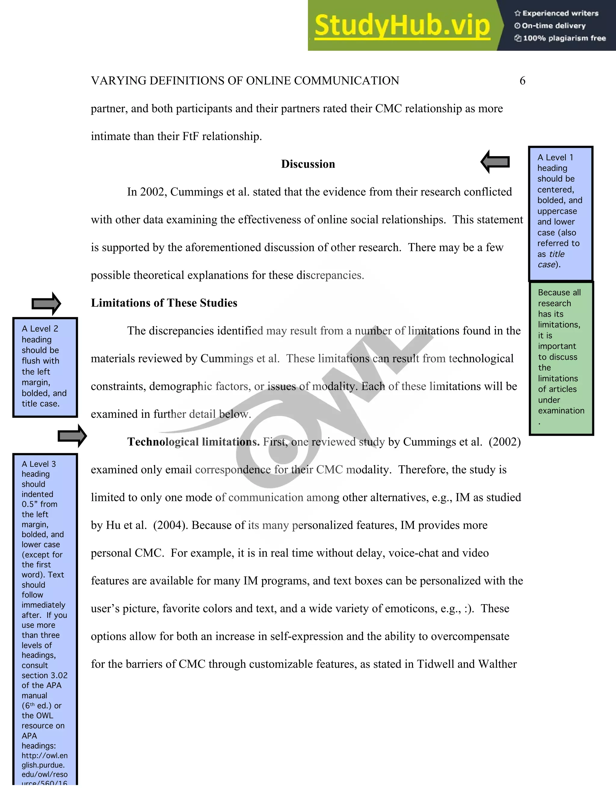 APA Paper Example | PDF