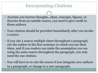 APA Paraphrasing Workshop.ppt