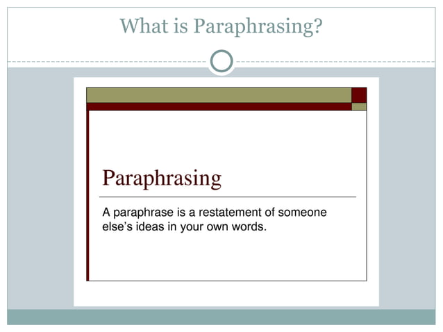 APA Paraphrasing Workshop.ppt
