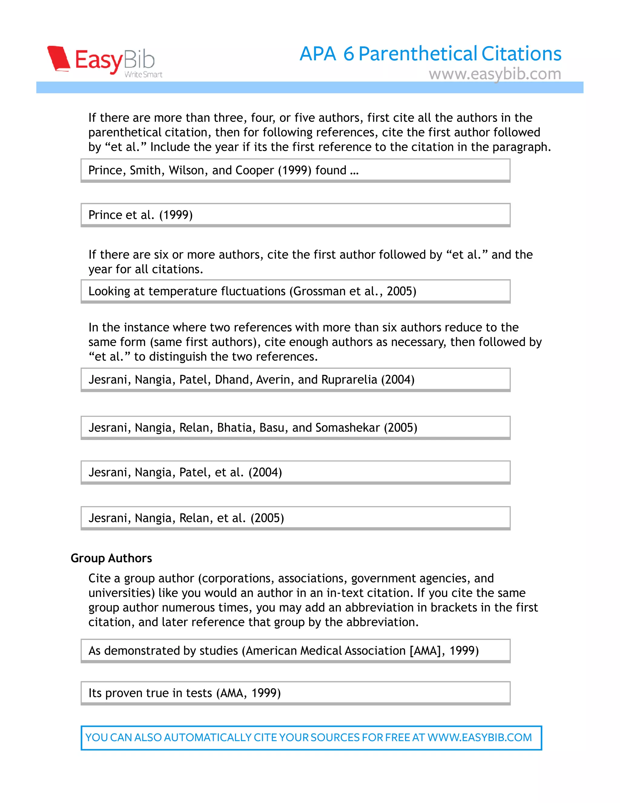 Apa parenthetical citations 6th ed v2 | PDF