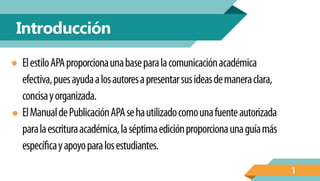 Introducción al Estilo APA 7ma. edición | PDF