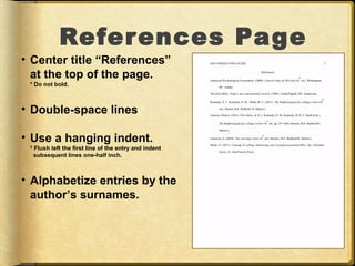 APA powerpoint | PPT