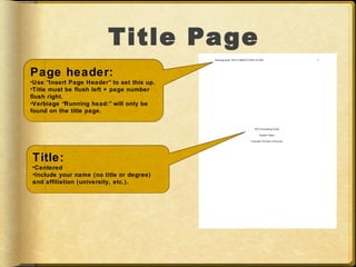 APA powerpoint | PPT