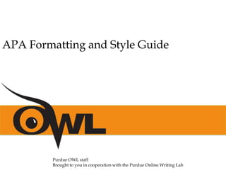 APA POWERPOINT REPORT WRITING GUIDELINES.pptx