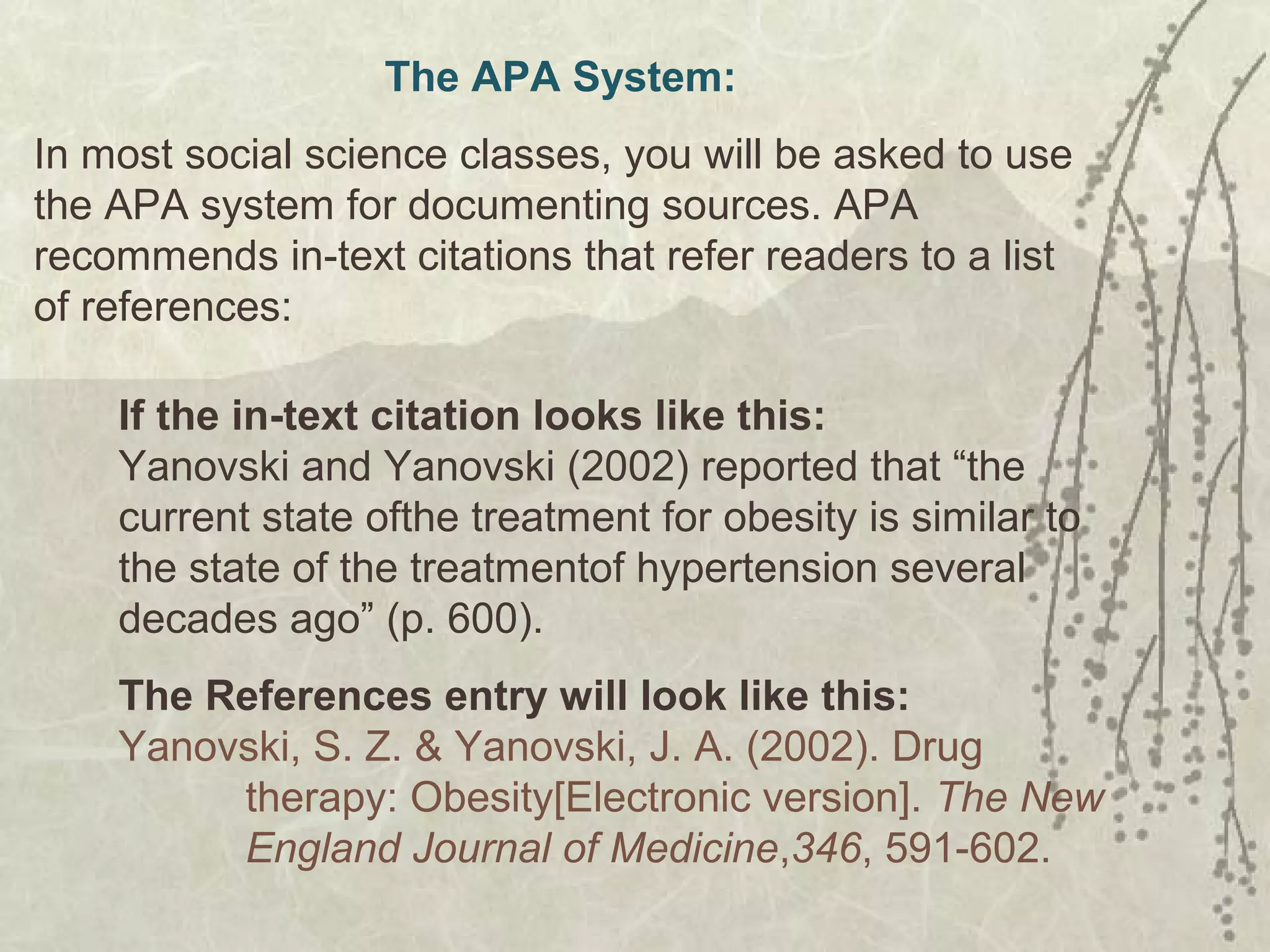 Introduction to APA Style | PPT