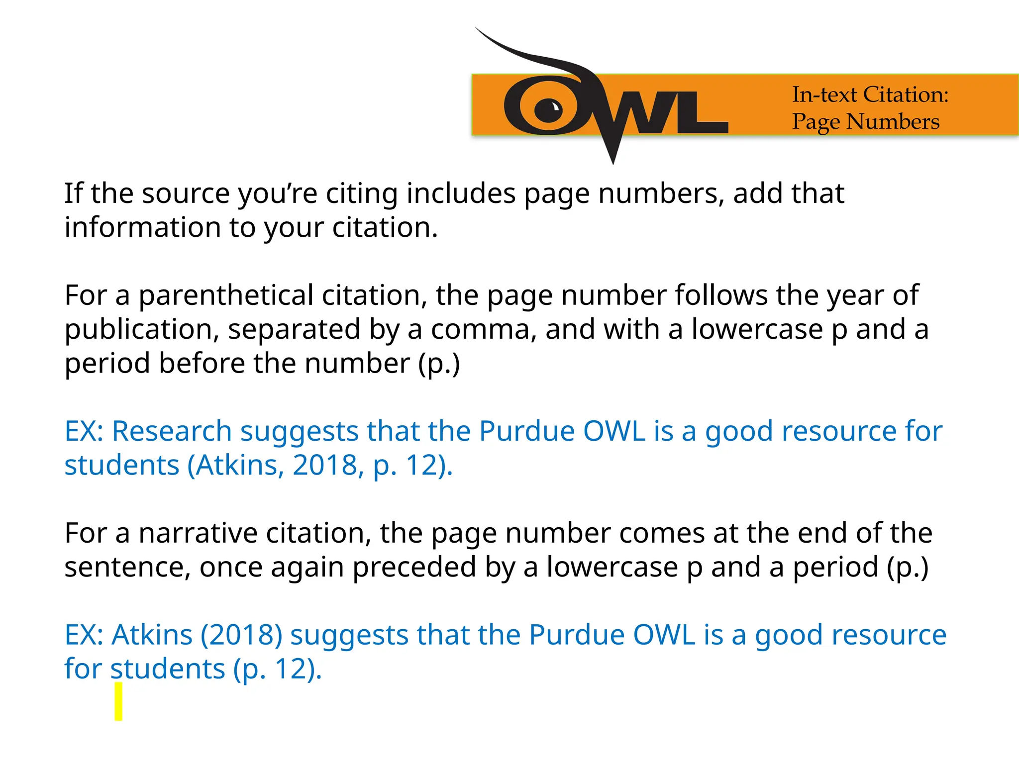APA PowerPoint Presentation from APA OWL | PPTX