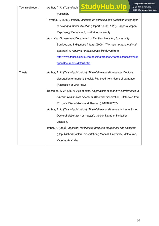 APA Quick Reference | PDF