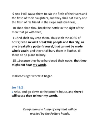 A parable in Pottery (Jer 18:3-4) | DOCX