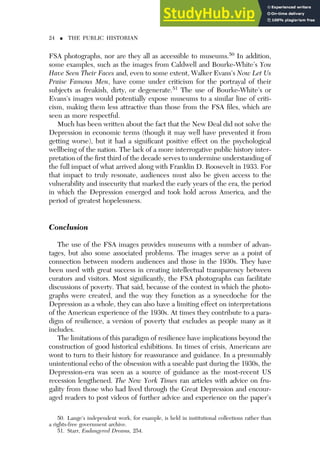 A Paradigm Of Resilience The Pros Cons Of Using The FSA Photographic Collection In Public ...