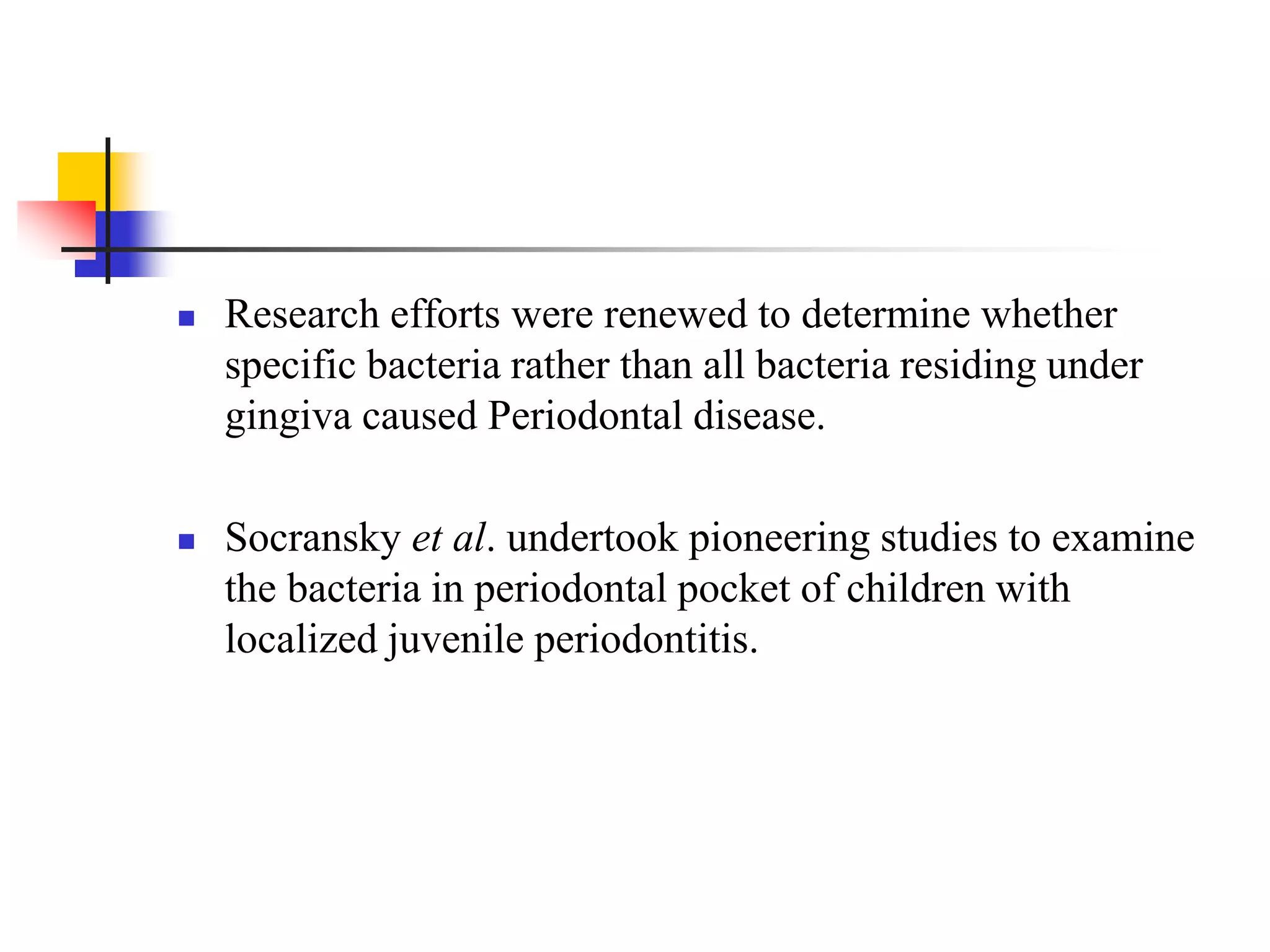 A paradigm shift in the etiopathogenesis of periodontitis khushbu | PPTX