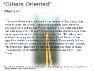 A Paradigm Shift To Others Oriented Leadership | PPTX | Career Advice ...