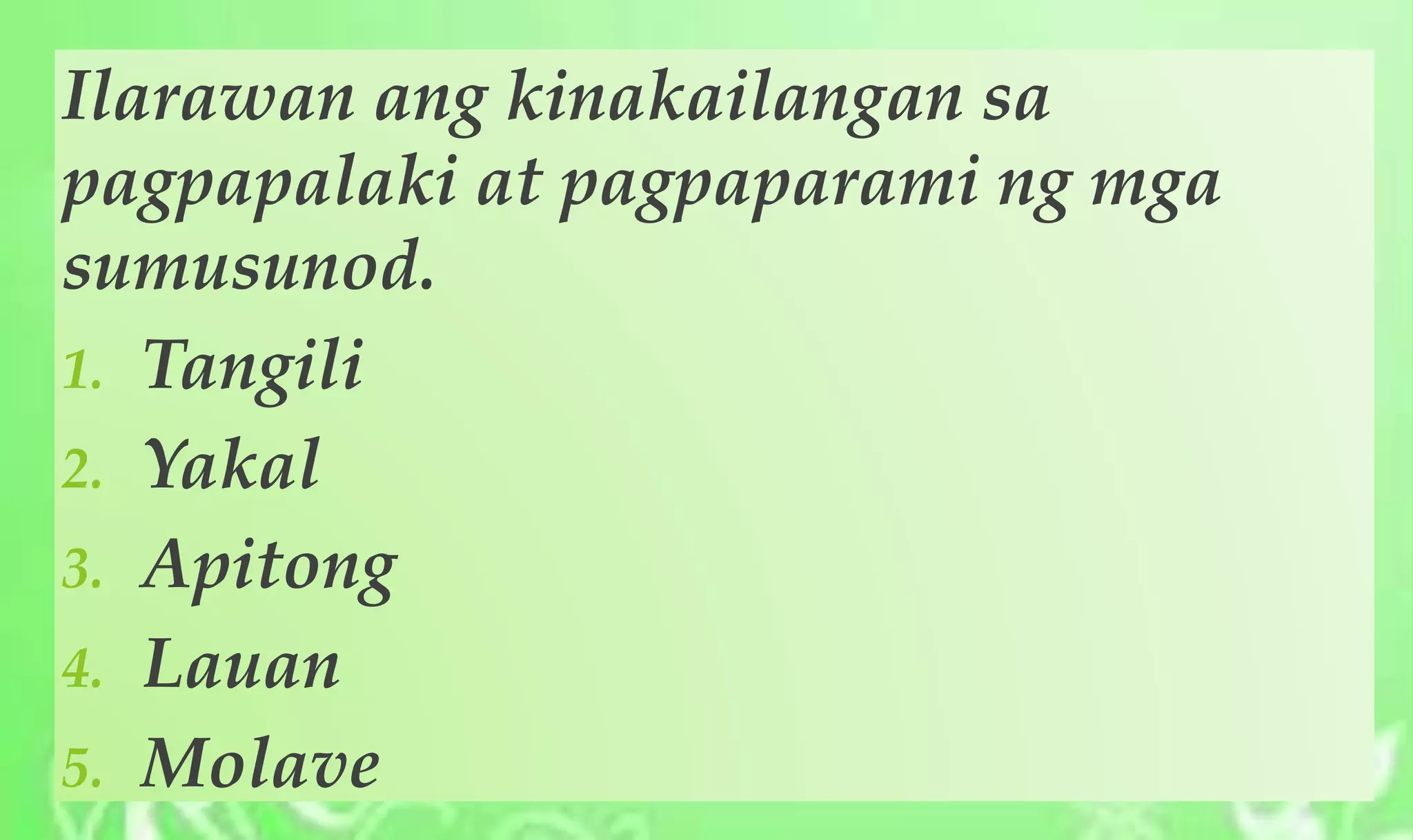 Ap aralin 8 ang kinalaman ng klima sa mga uri ng pananim at hayop sa ...