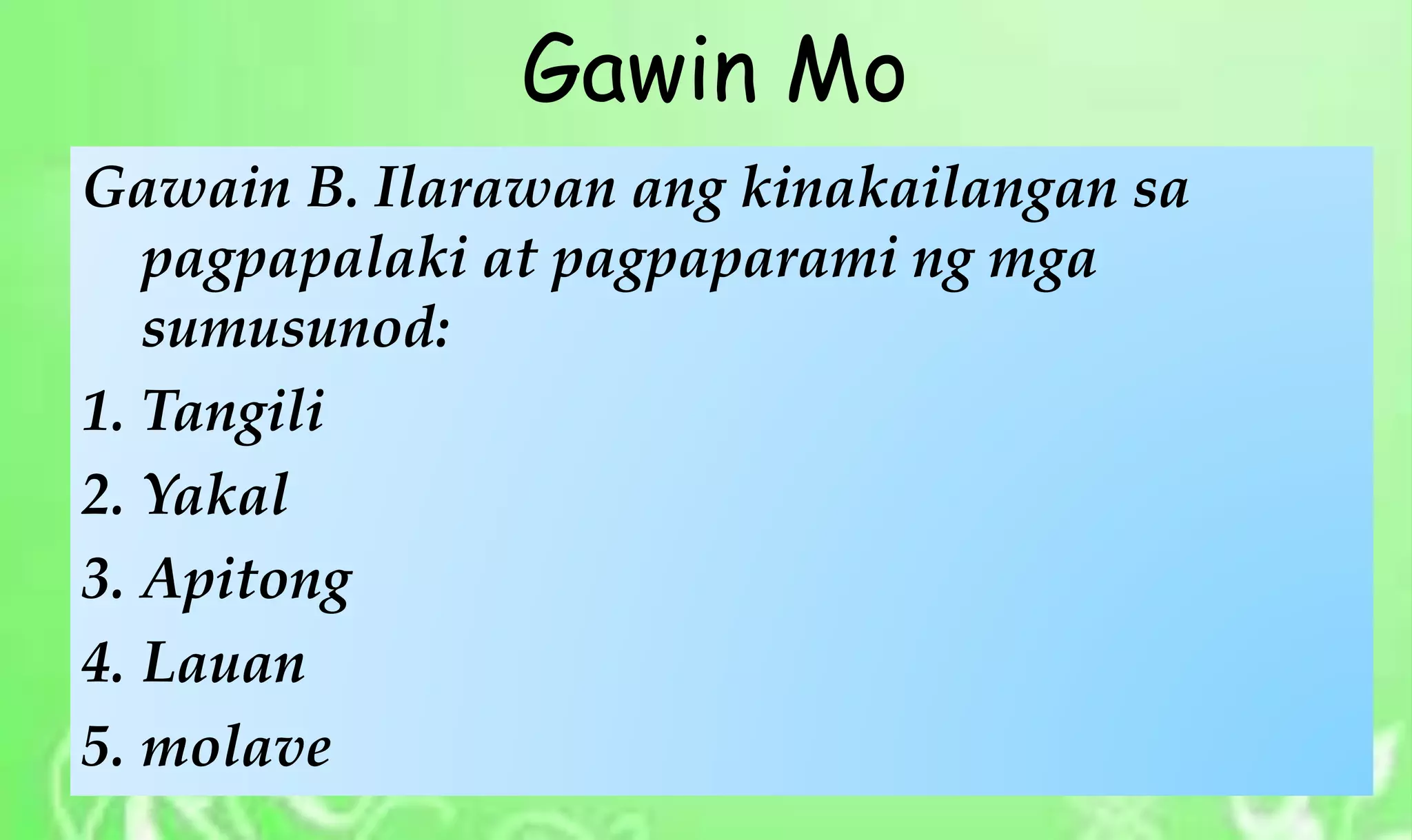 Ap aralin 8 ang kinalaman ng klima sa mga uri ng pananim at hayop sa ...