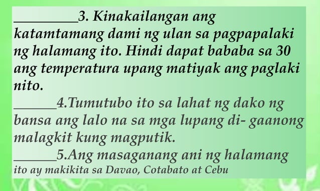 Ap aralin 8 ang kinalaman ng klima sa mga uri ng pananim at hayop sa pilipinas | PPTX