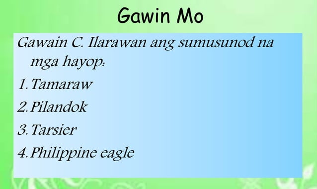 Ap aralin 8 ang kinalaman ng klima sa mga uri ng pananim at hayop sa pilipinas | PPTX