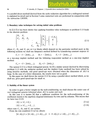 A Parallel Direct Method For Solving Initial Value Problems For Ordinary Differential Equations ...