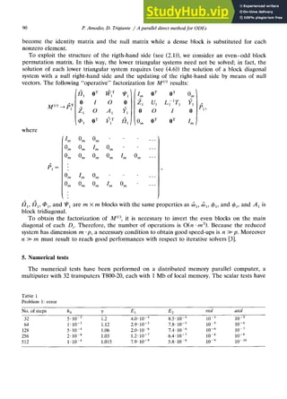A Parallel Direct Method For Solving Initial Value Problems For Ordinary Differential Equations ...