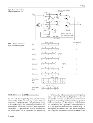 A parallel string matching engine for use in high speed network intrusion detection systems | PDF