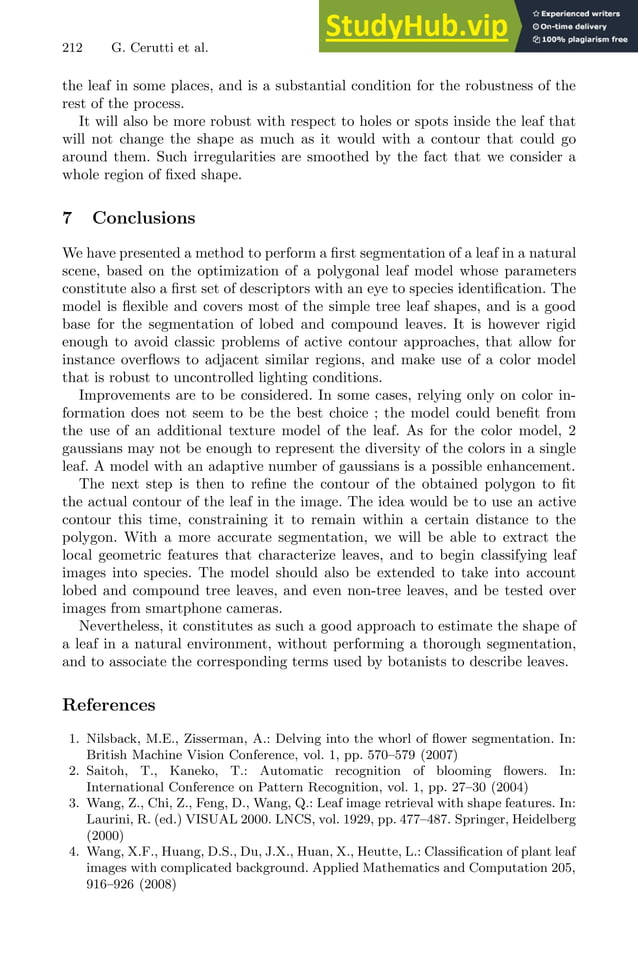A Parametric Active Polygon For Leaf Segmentation And Shape Estimation