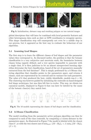 A Parametric Active Polygon For Leaf Segmentation And Shape Estimation | PDF