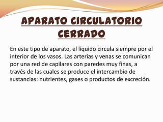 Aparato circulatorio | PPTX