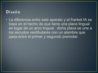 Aparatología frankel | PPT