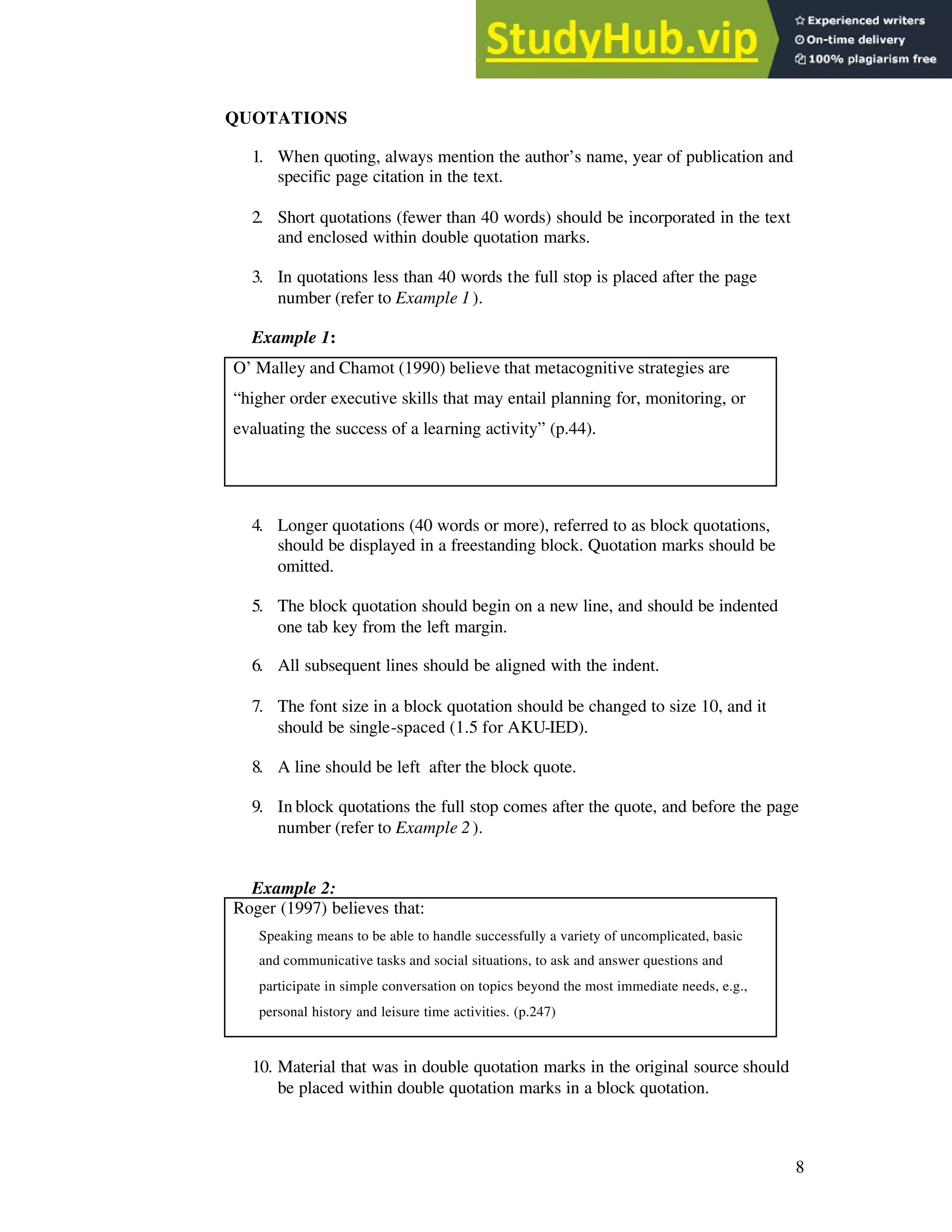 APA Reference Guideline | PDF