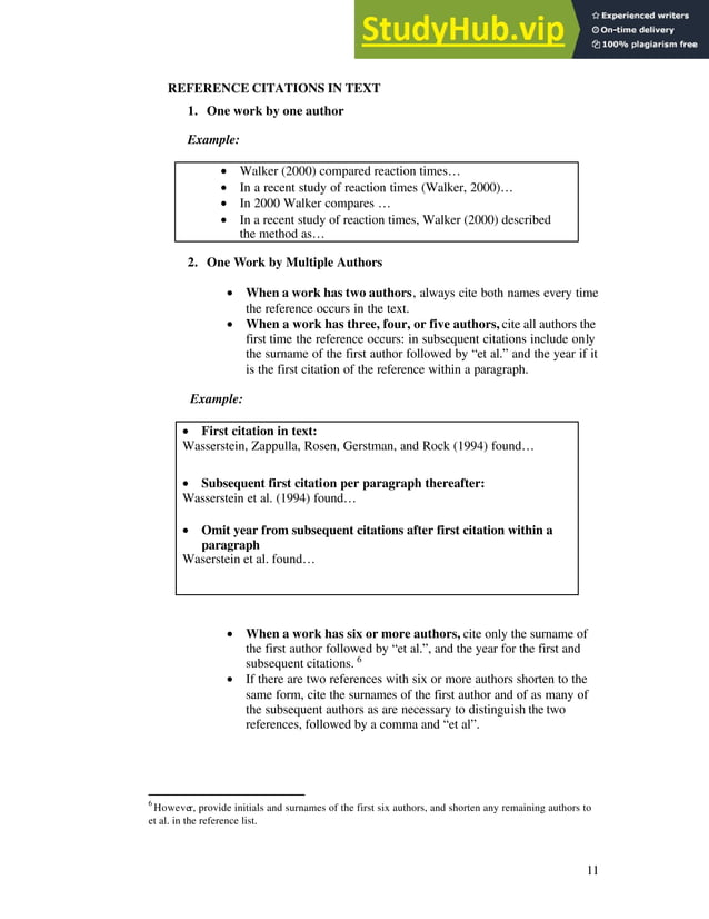 APA Reference Guideline | PDF