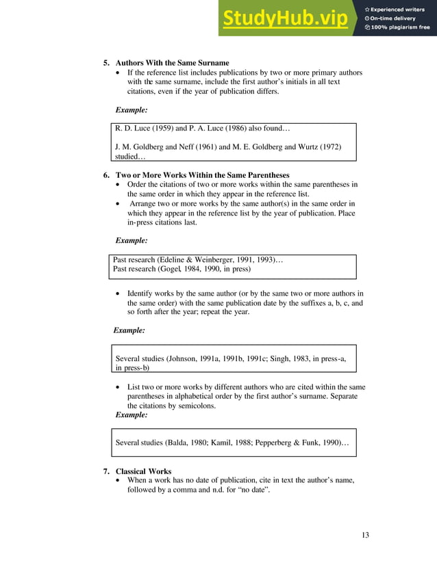 APA Reference Guideline | PDF