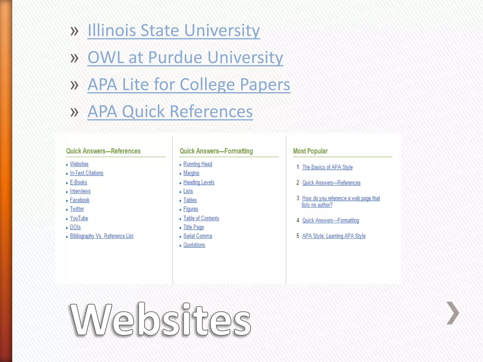 Apa resource presentation | PPT